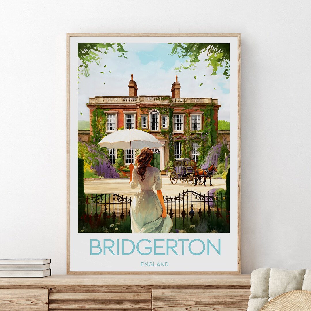 Bridgerton Print England, Film Poster, Bridgerton Fan Art, Movie Prints ...