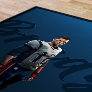 Tom Brady Poster, Tom Brady Print, New England Patriots Print, NFL Fan ...