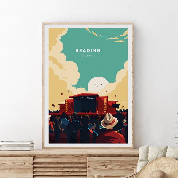 Reading Poster - Etsy