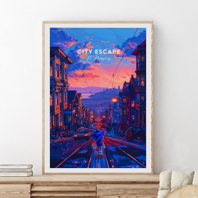 Sonic Poster - Etsy