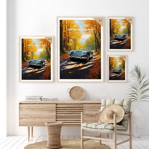 Austin-healey 3000 Classic Car Posters. Classic Collection, Fan Art ...