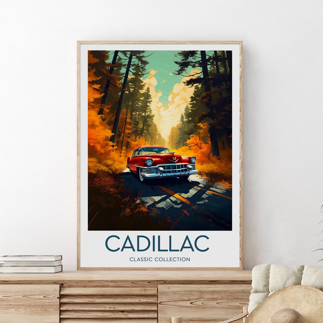 Cadillac Classic Car Posters. Classic Collection, Fan Art, Birthday ...