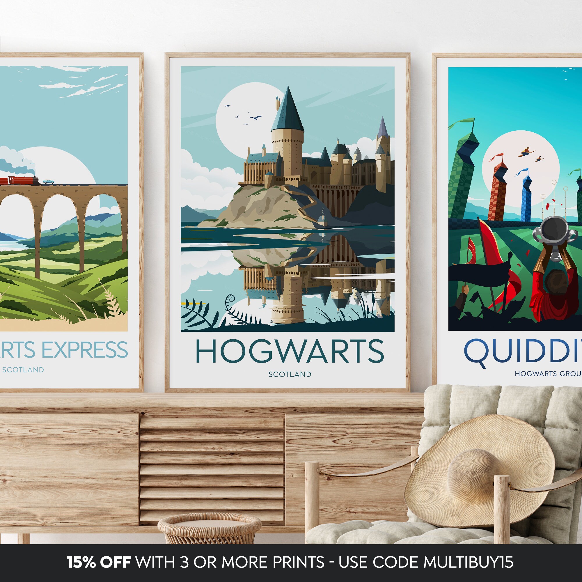 Hogwarts print - Hogwarts Fan art, Hogwarts poster, Harry Potter fan ...