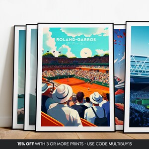 Roland-garros Print the French Open, Roland-garros Artwork, Roland ...