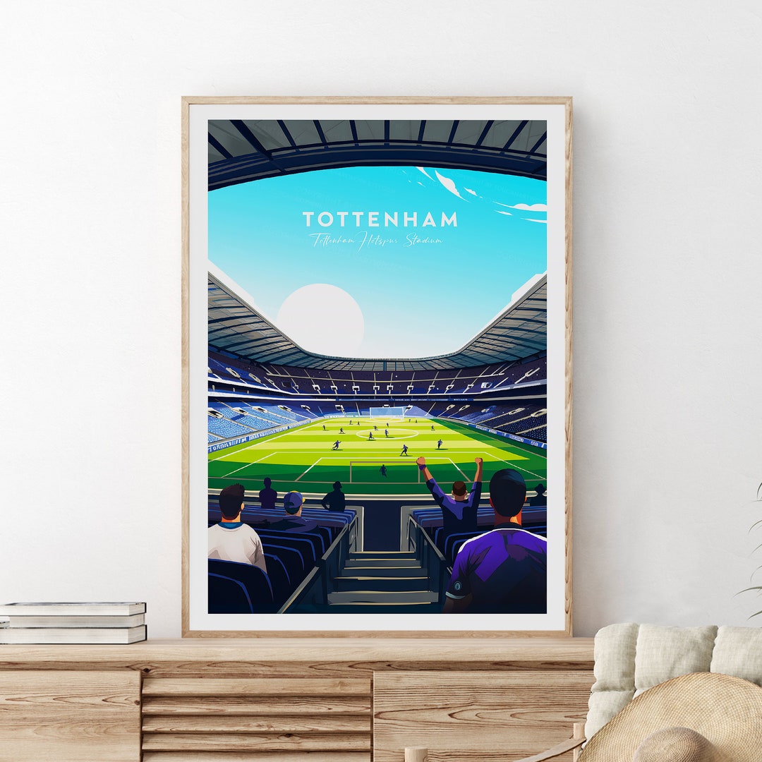 Tottenham Poster Tottenham Hotspur Stadium, Tottenham Artwork - Etsy