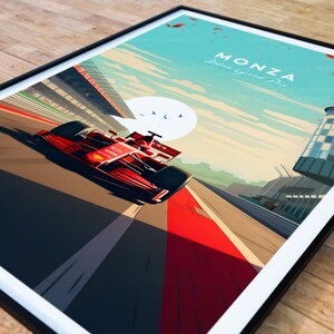 Monza F1 Print Italian Grand Prix, Monza Poster, Birthday Present ...