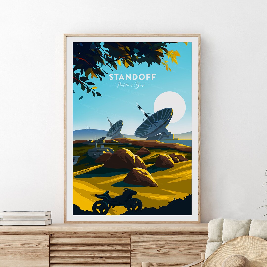 Standoff Print Military Base, Standoff Poster, Halo Fan Art - Etsy