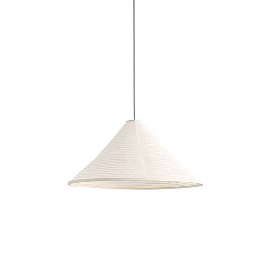 Wabi-sabi Hat Shape rice Paper Ceiling Lampshade mid Century - Etsy