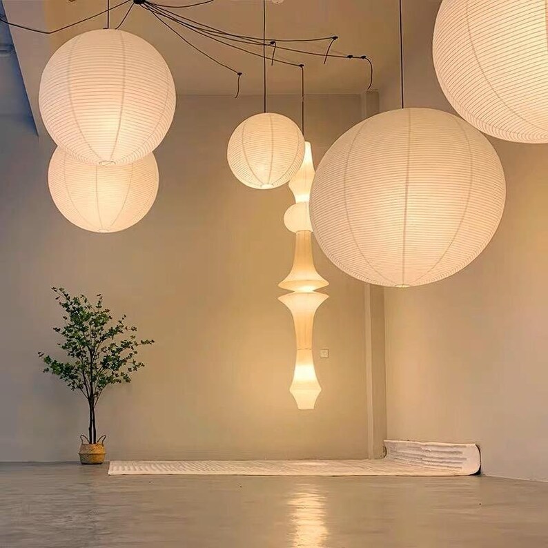 Noguchi Wabi Sabi Inspired Paper Japanese Style Shapedenmark - Etsy