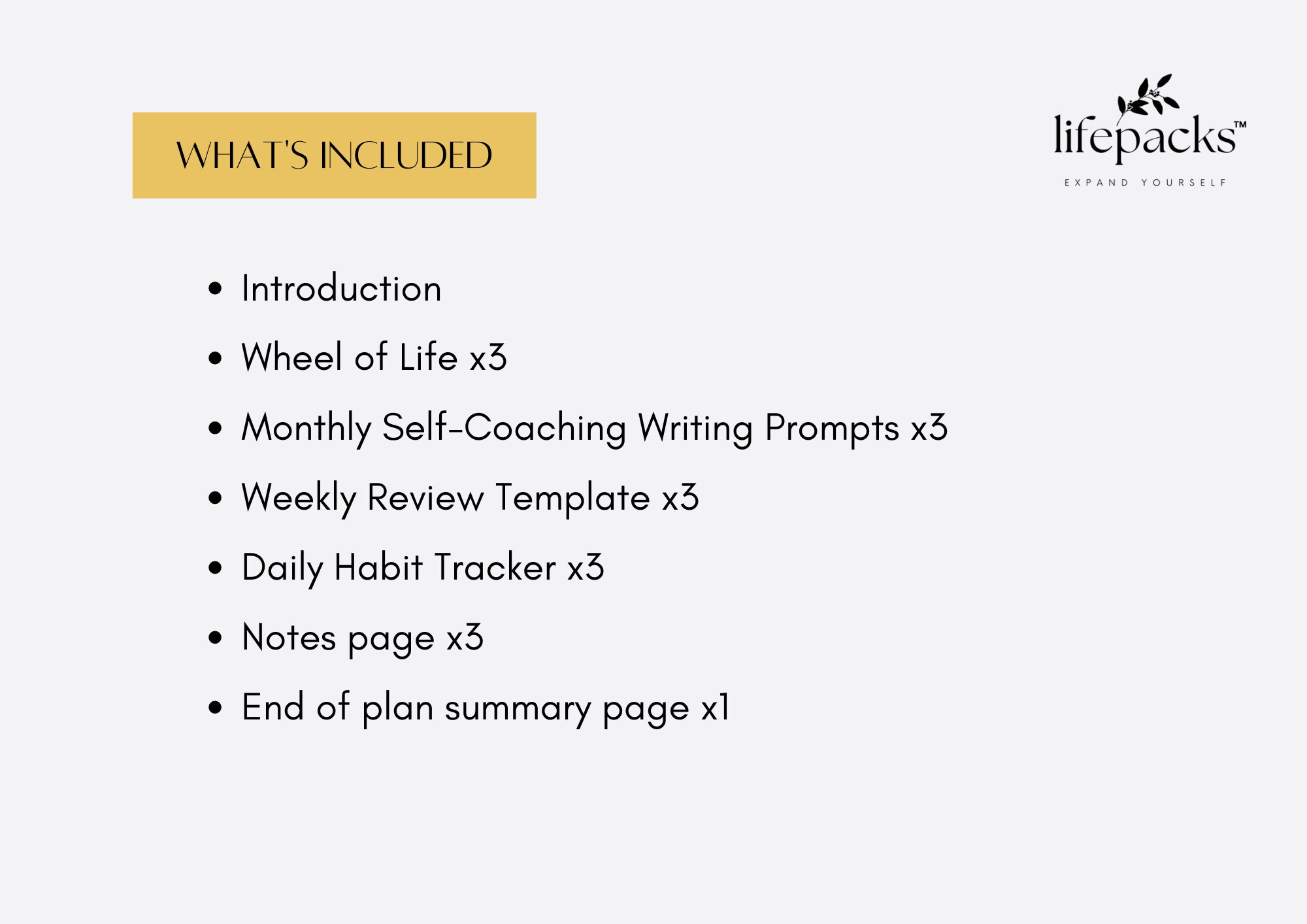 Life Goals Workbook | Life Improvement Plan | Personal Development Plan ...