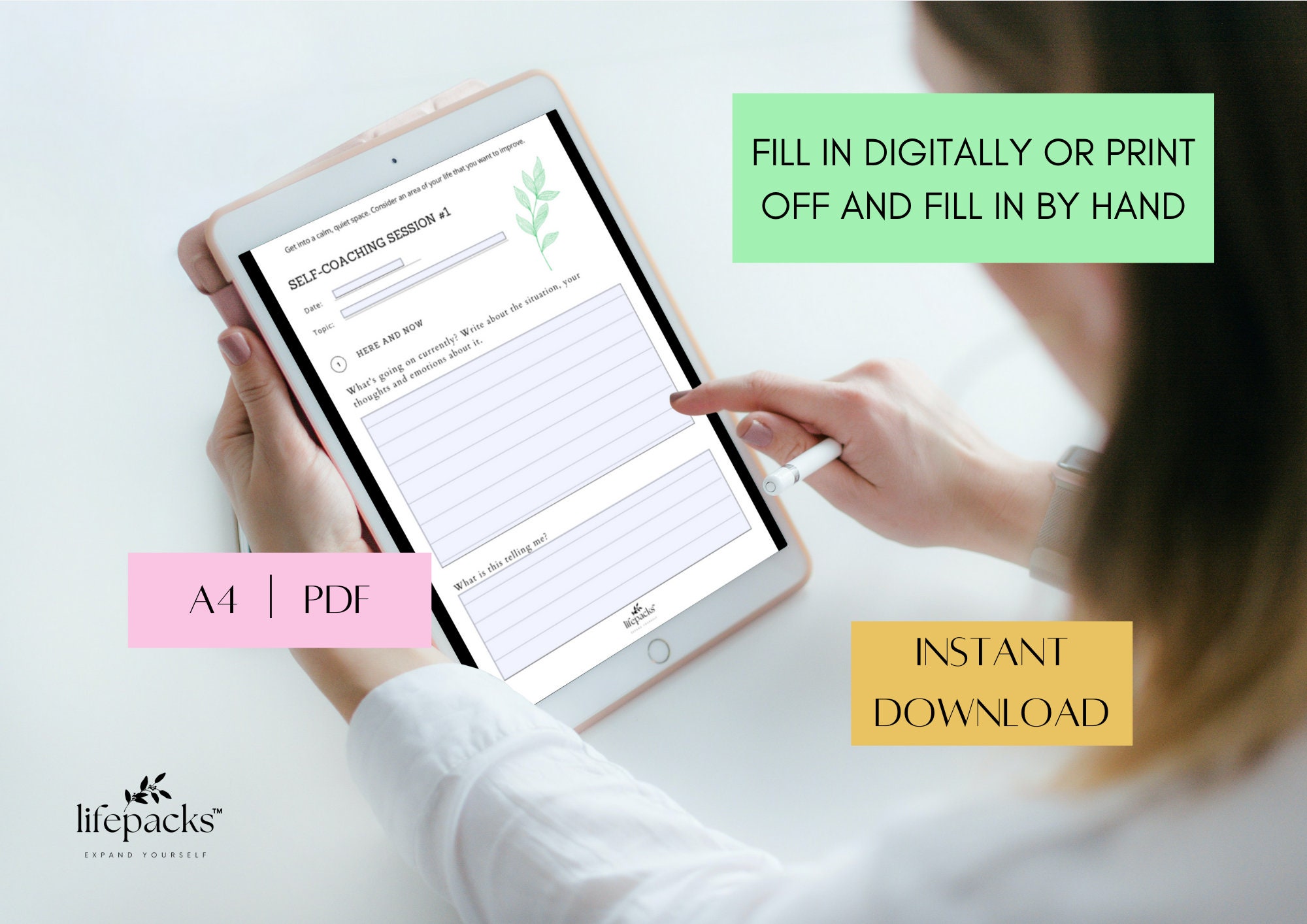 Life Goals Workbook | Life Improvement Plan | Personal Development Plan ...