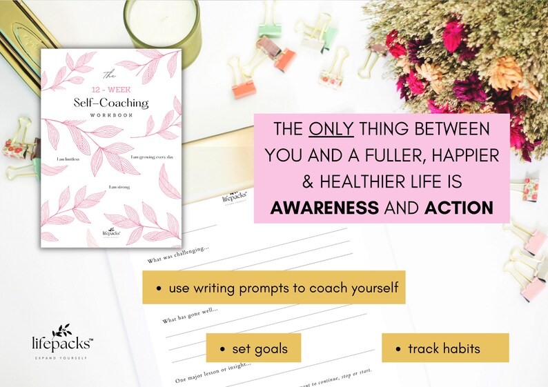 Life Goals Workbook | Life Improvement Plan | Personal Development Plan ...