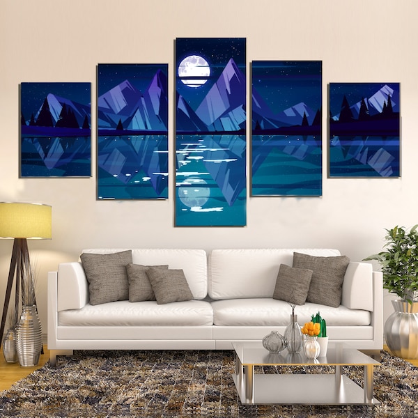 5 Piece Wall Art - Etsy