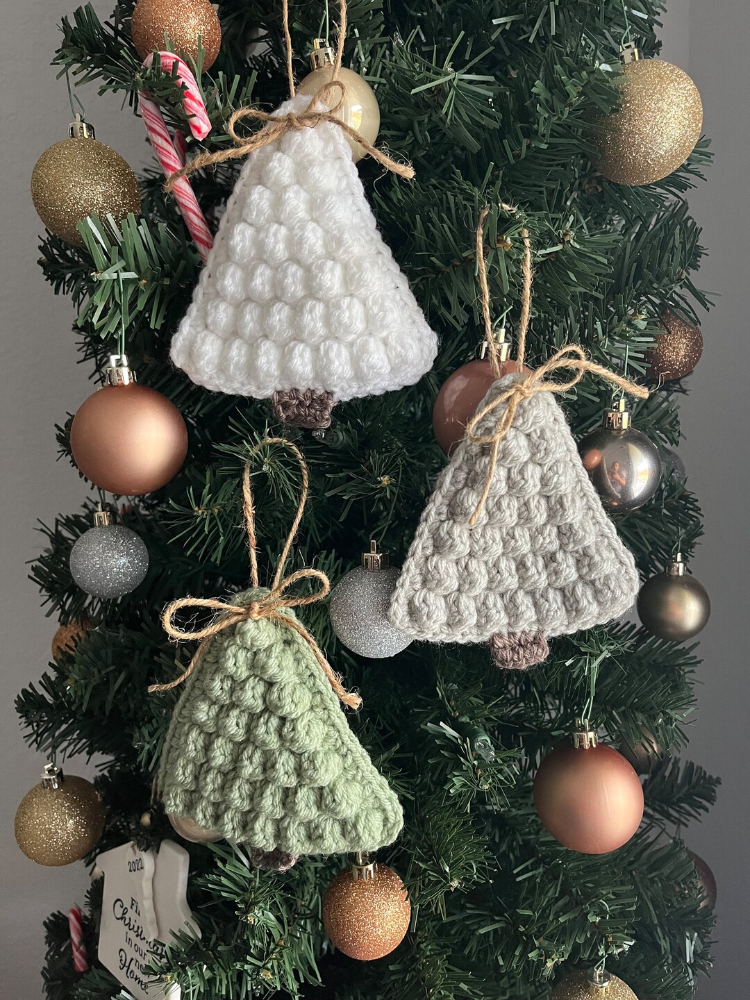 Bobble Christmas Tree Ornament - Etsy