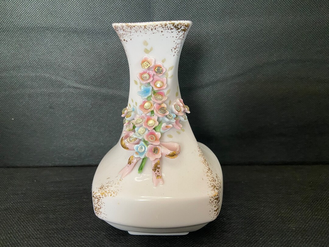 Lefton China Vase - Etsy