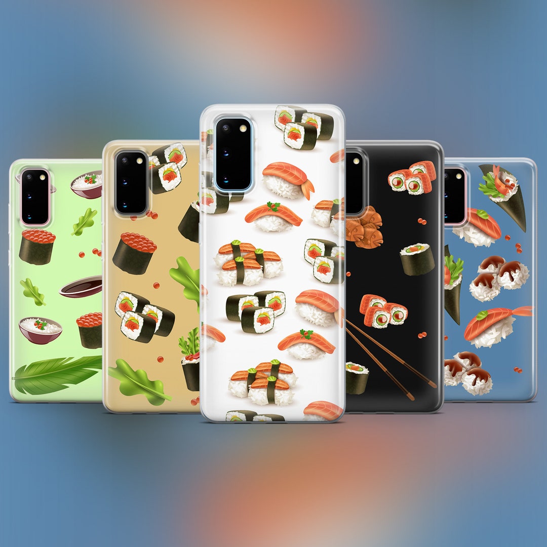 Sushi Phone Case Japanese Food Cover Fits for Samsung S23 S22 - Etsy