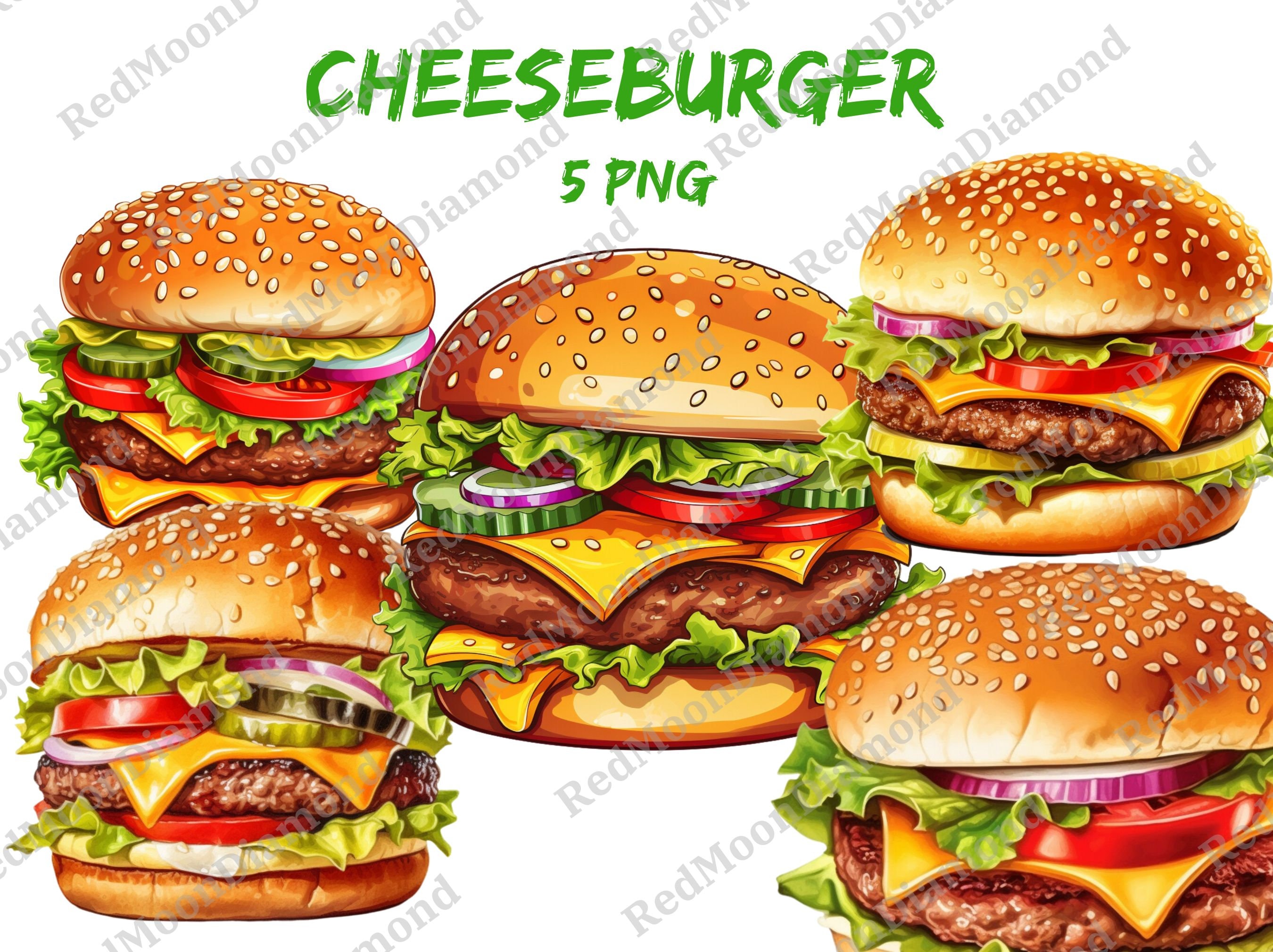 Burger And Beer Clipart Png