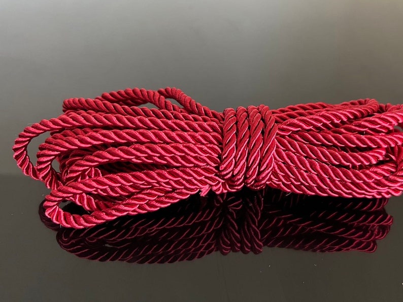 Dark Red Luxury Shibari Rope Bondage Bdsm Shibari Kink Accessories - Etsy