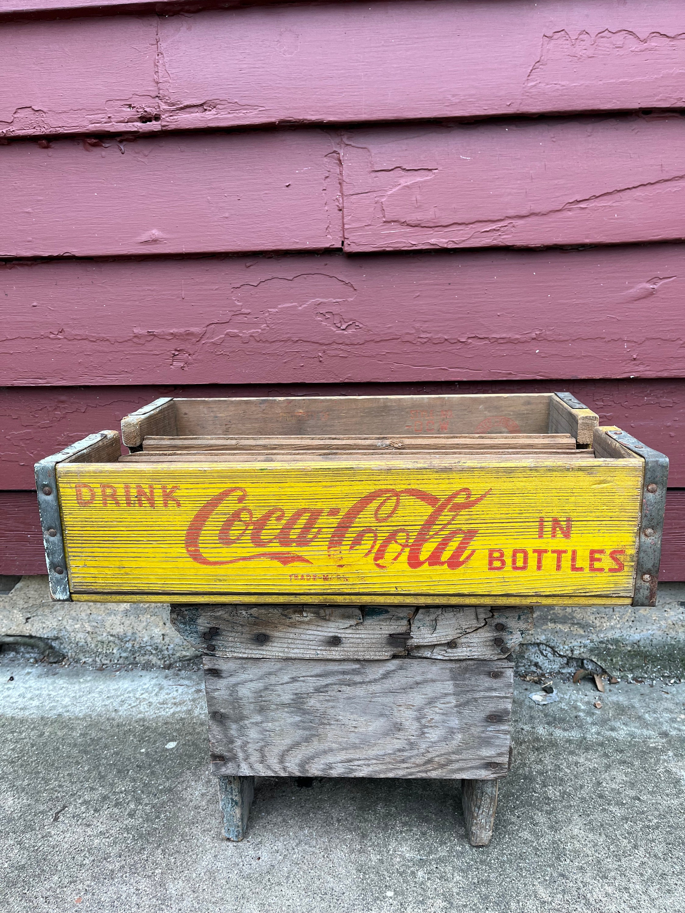 Vintage 1950's Coca Cola Crate Box Cut and Modified Into a Drawer With ...
