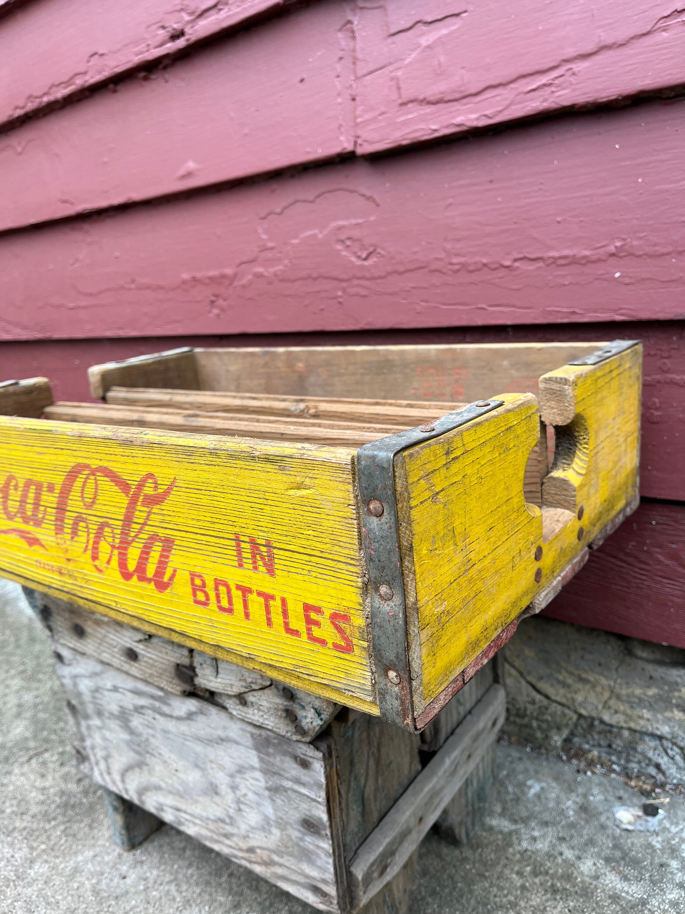 Vintage 1950's Coca Cola Crate Box Cut and Modified Into a Drawer With ...