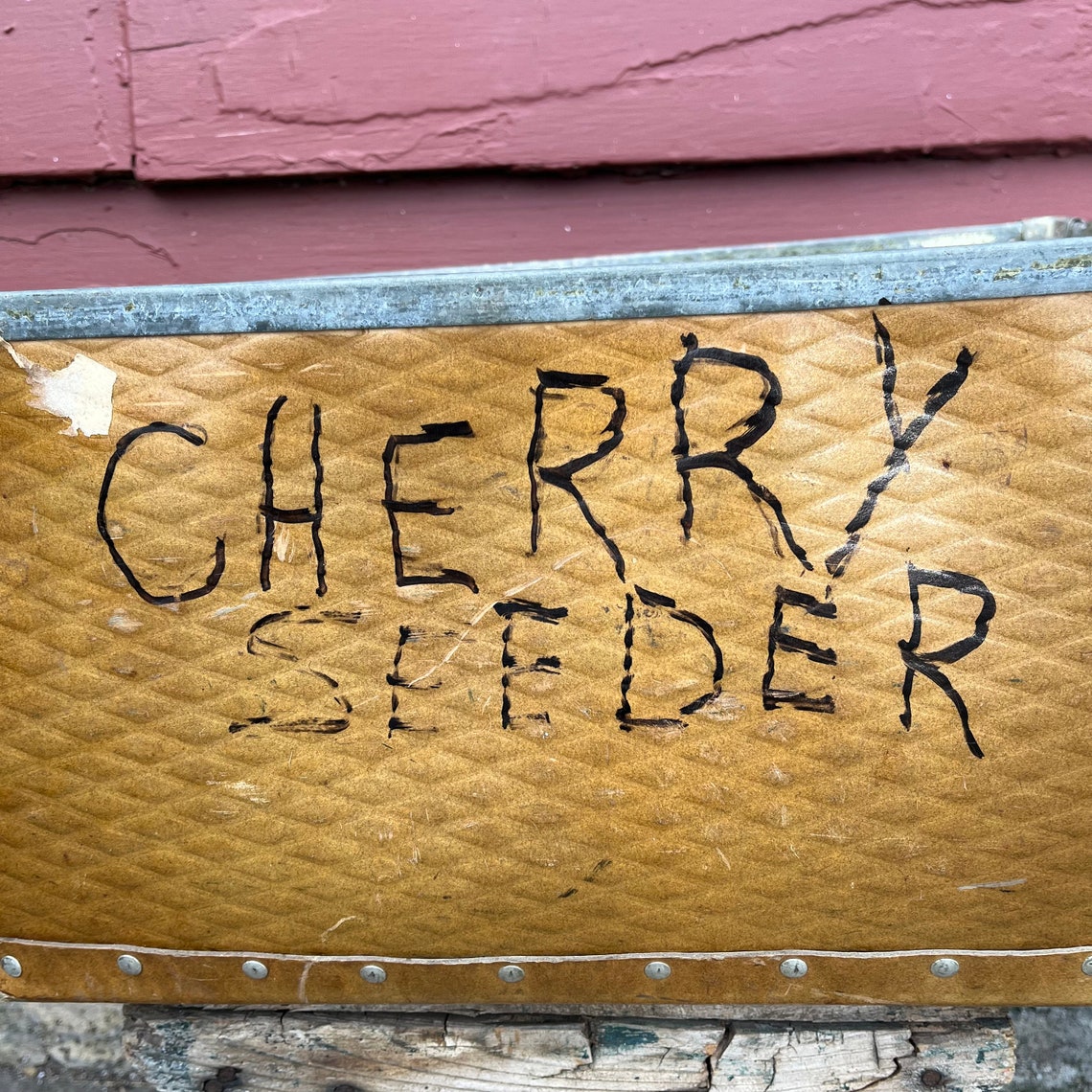 Vintage NVF Company Kennett Containers CHERRY SEEDER Box Storage ...