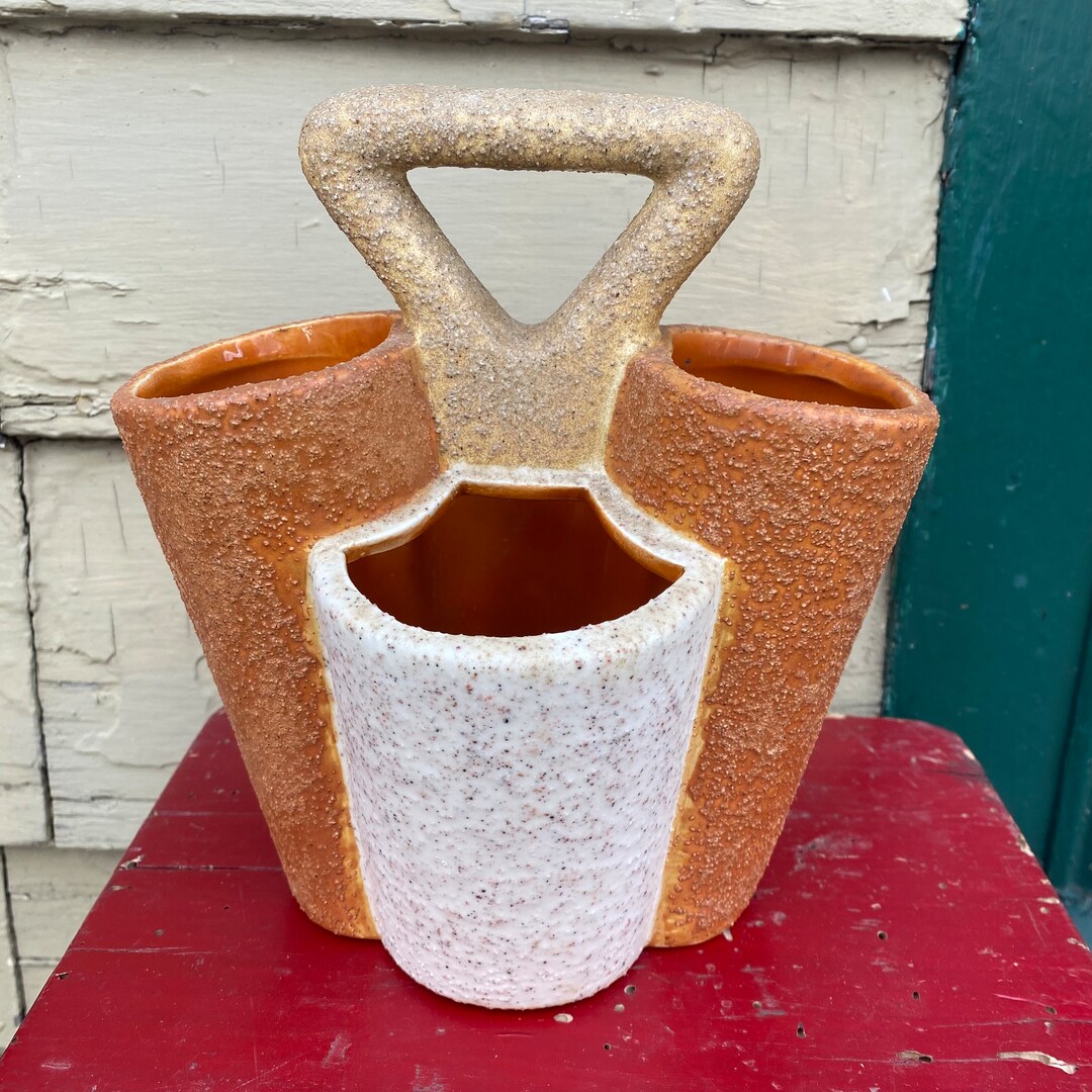 Vintage 1970's 4 Compartment Ceramic Caddy - Etsy