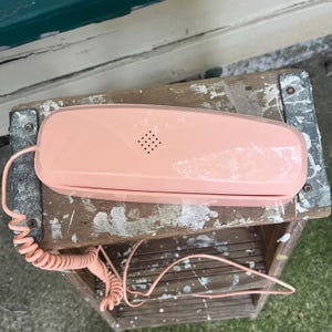 Vintage Midcentury Conair Pale Pink Push Button Hand Held Phone - Etsy