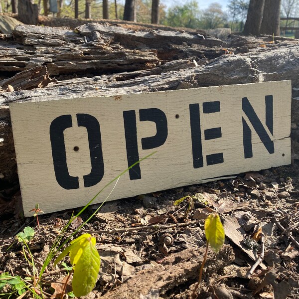 Vintage Open Sign - Etsy