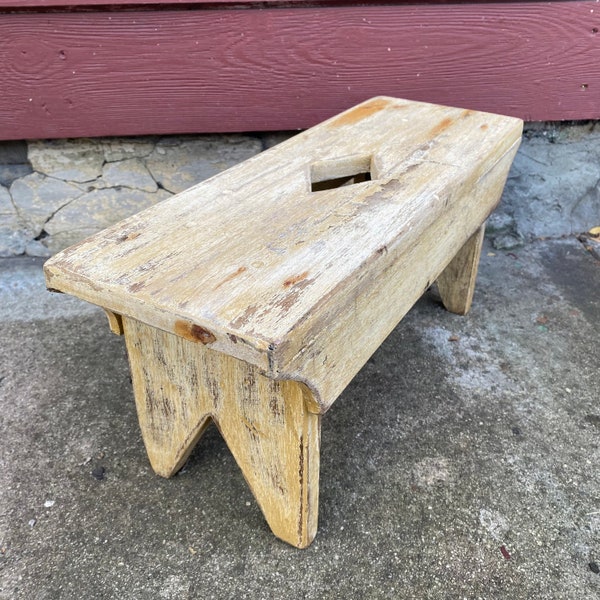 Primitive Stool - Etsy
