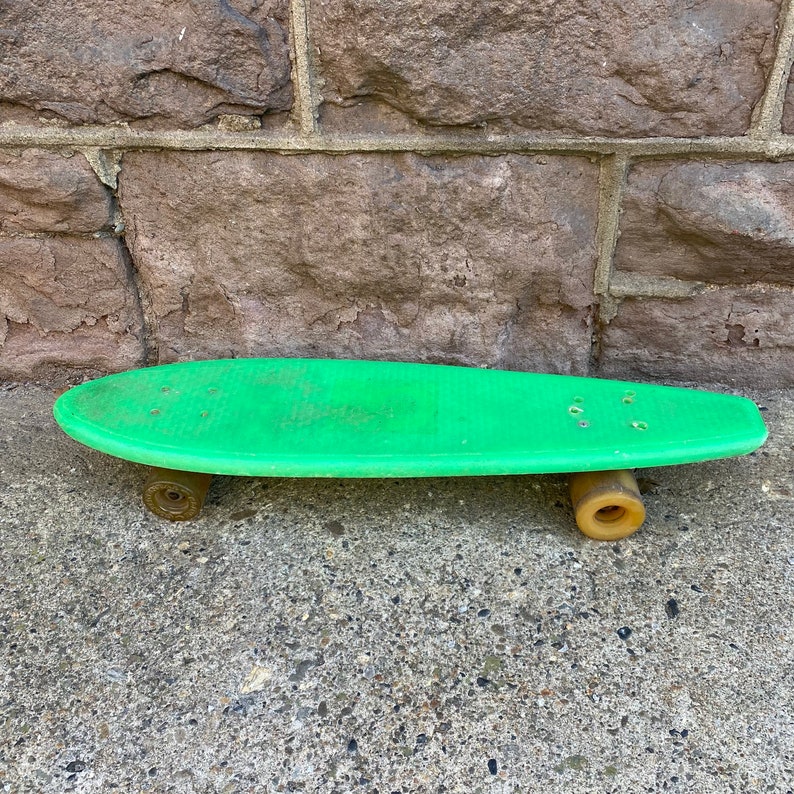 Vintage 1970s 1980s Green Free Former Plastic Skateboard - Etsy