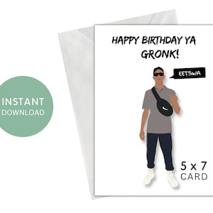 Instant Download Birthday Card | Funny Birthday Card | Printable ...