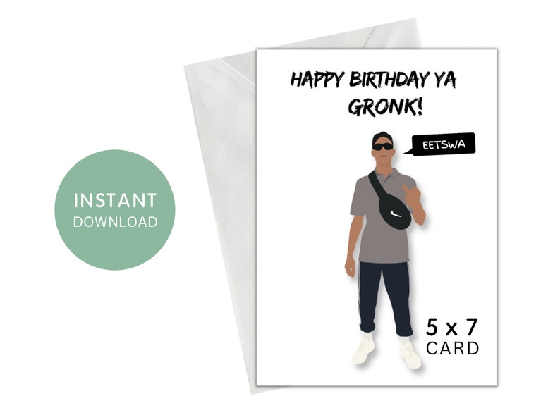 Instant Download Birthday Card | Funny Birthday Card | Printable ...