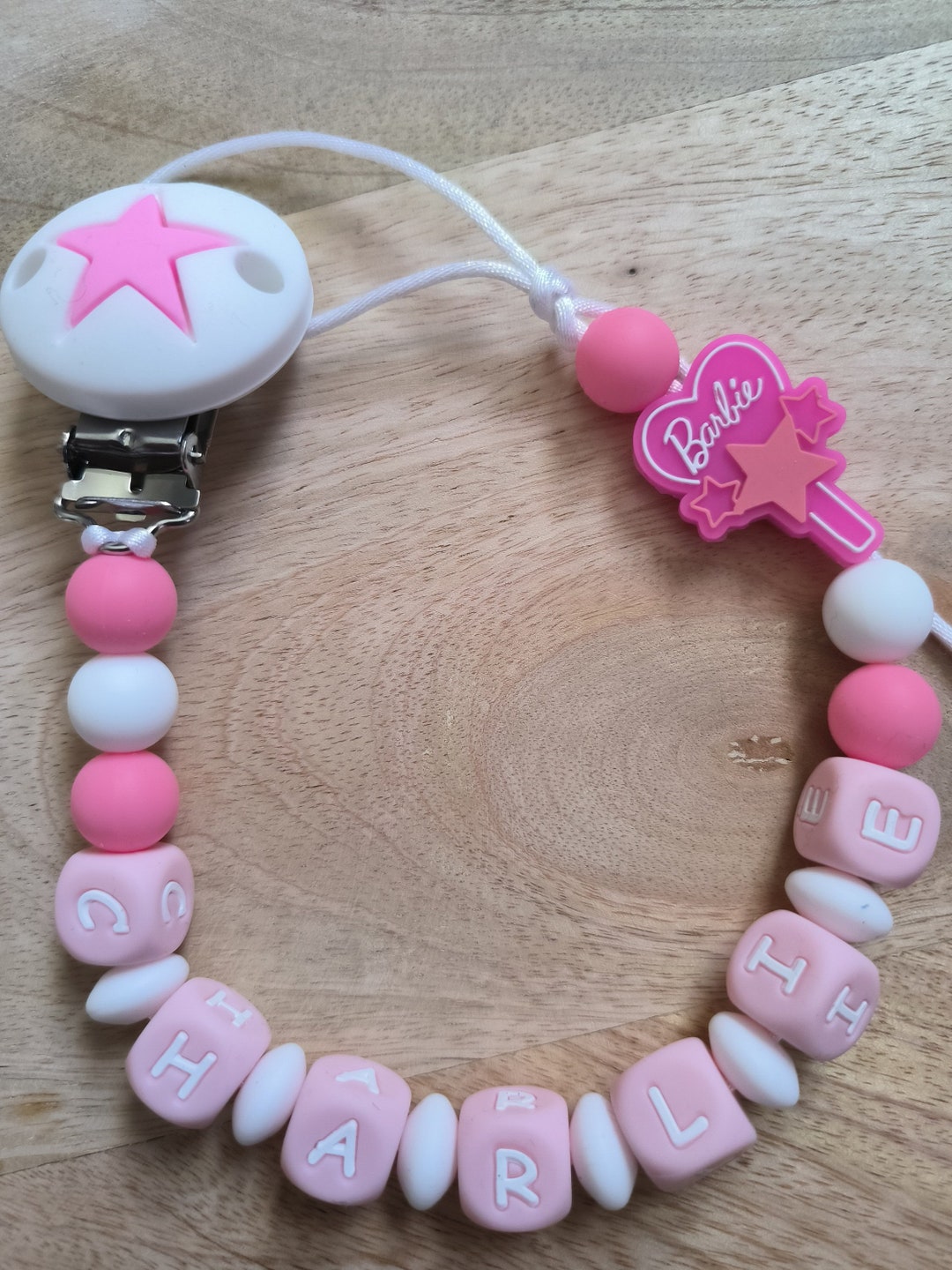 Pacifier Clip, Pacifier Clip, Baby Gift, Birth, Baby Name ...