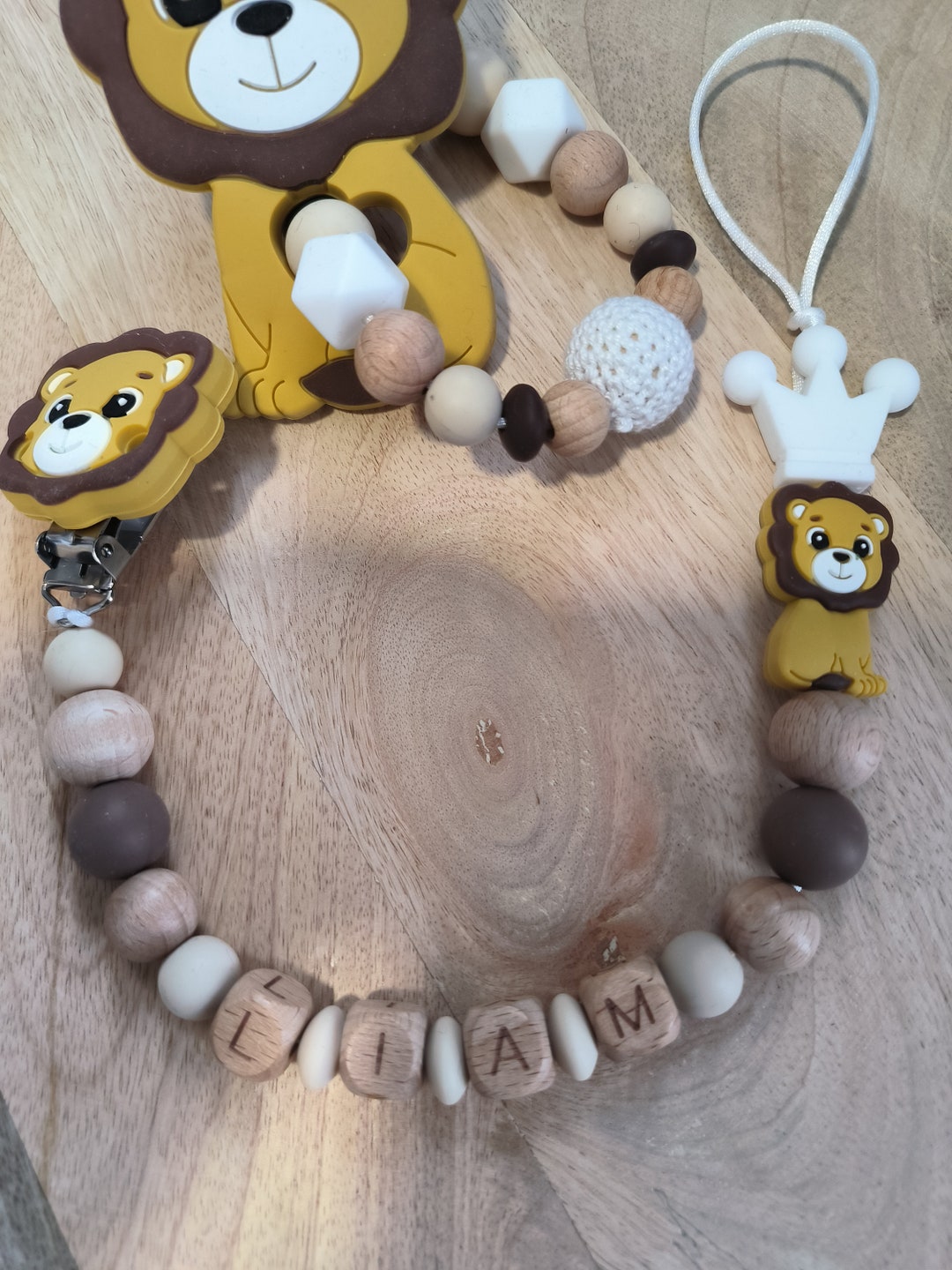 Pacifier Clip, Pacifier Clip, Baby Gift, Birth, First Name ...