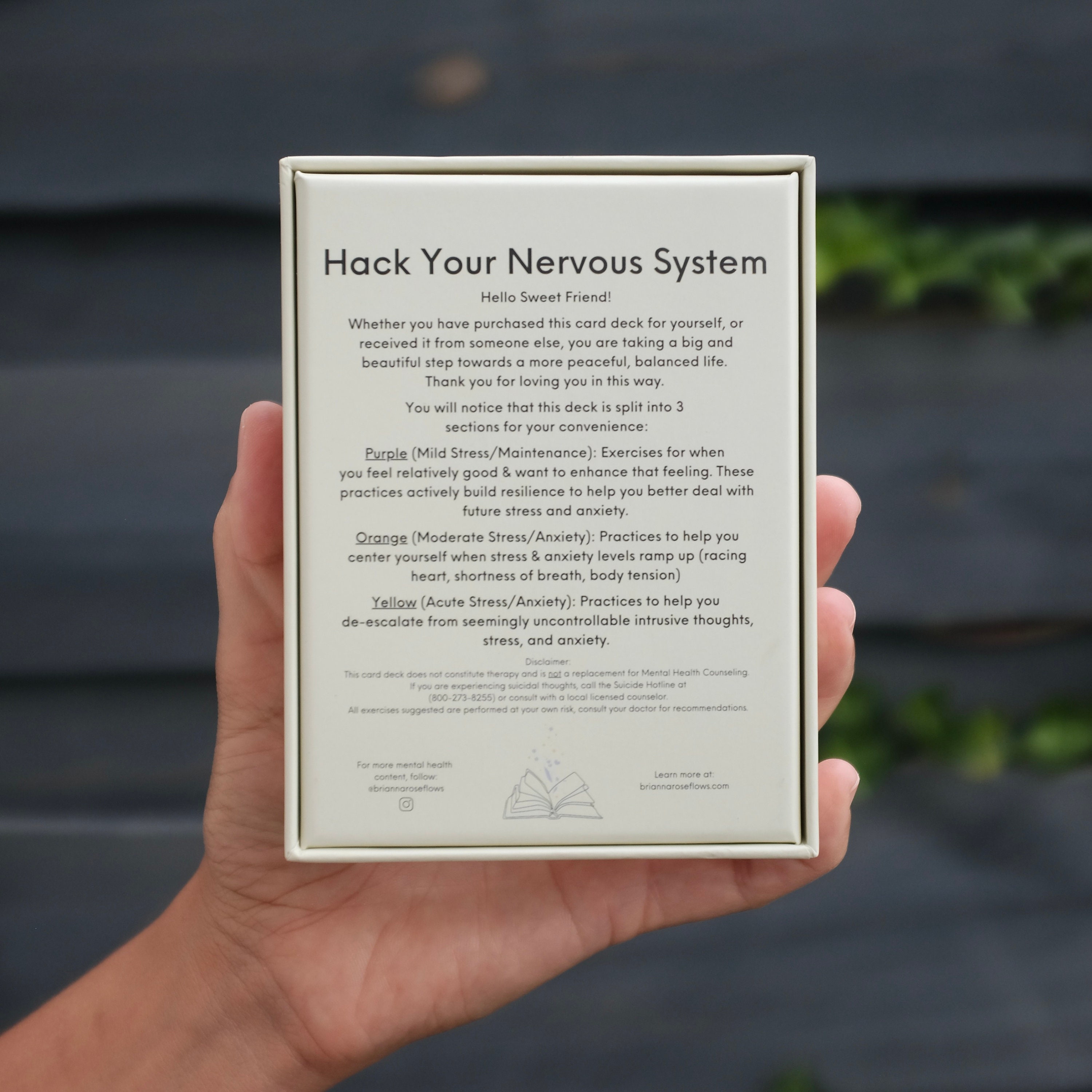 Hack Your Nervous System Card Deck - Etsy