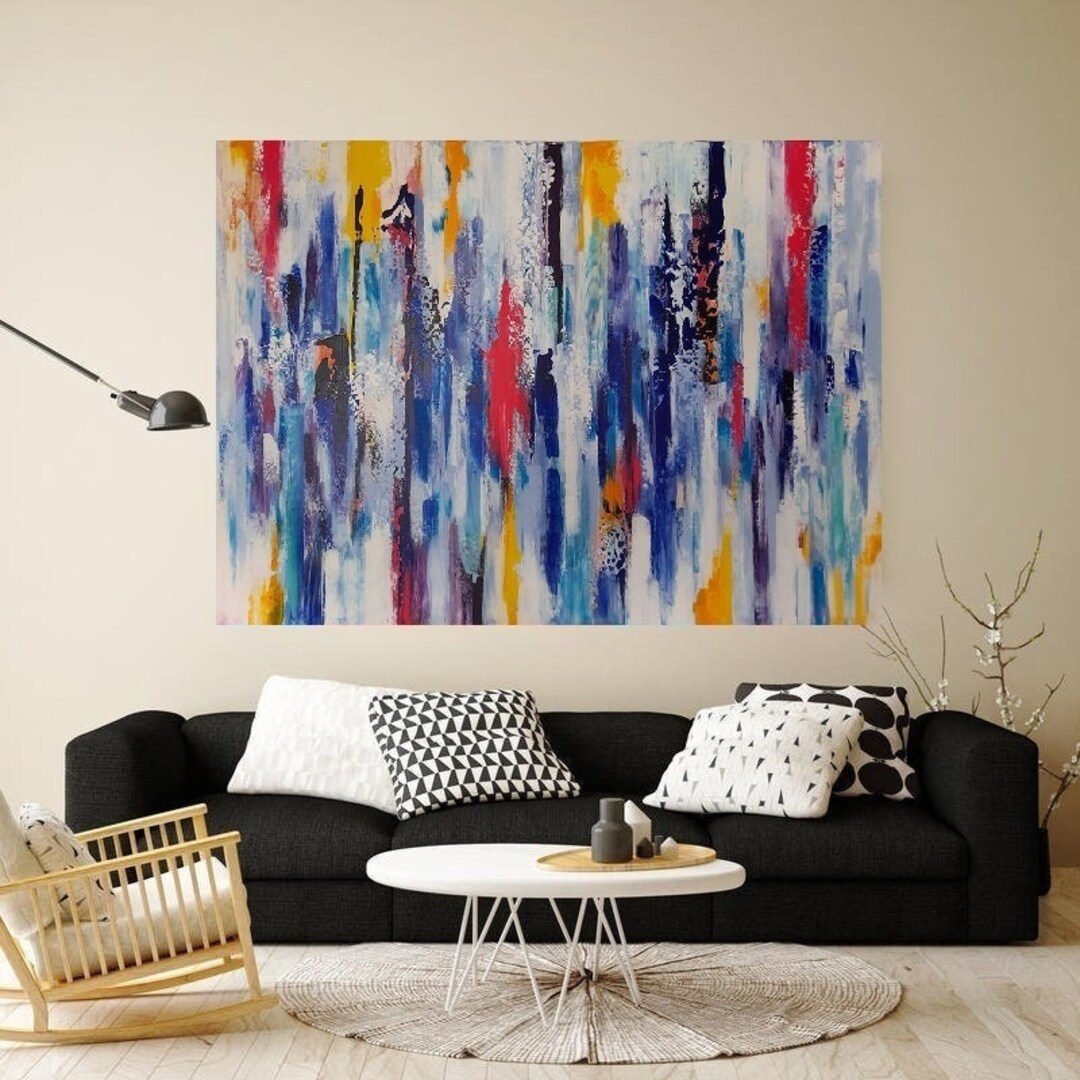 Acrylic Painting Acrylic Painting Spatula Technique Abstract Painting ...