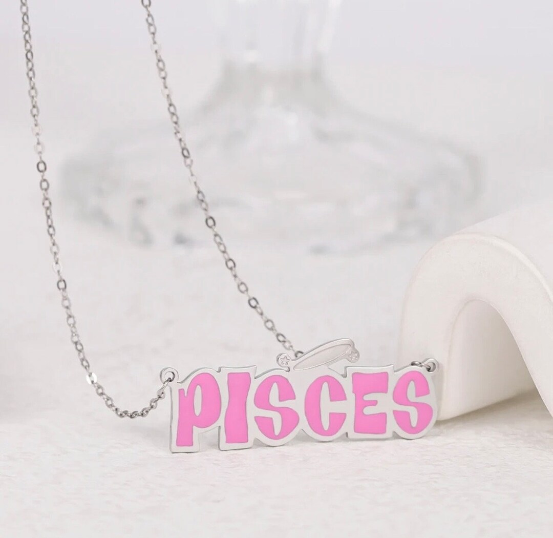 Colorful Name Necklace for Girls custom Name Pendant for Her little ...