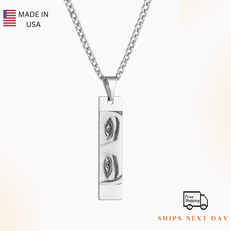 Titanium Eye Necklace - Etsy