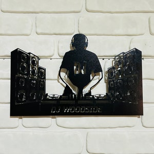 Custom DJ Headphone LED Neon Sign, Personalized Music Studio Decor ...