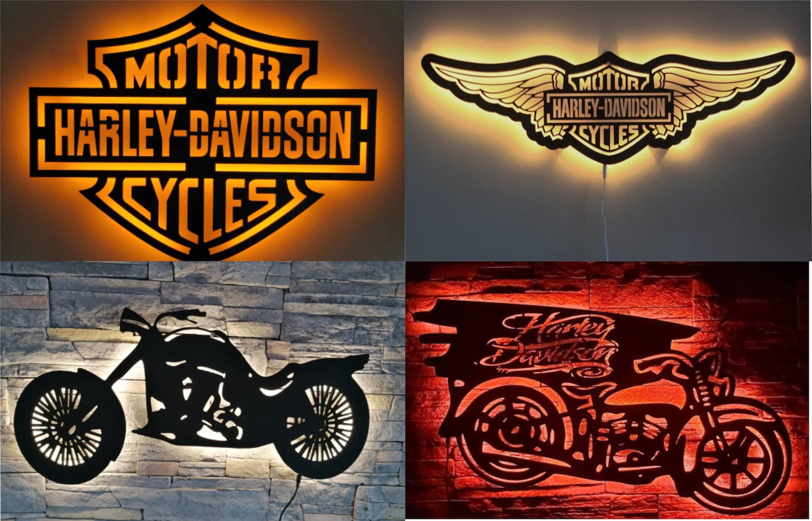 Motorcycle V2 Led Sign, Motorcycle Neon Sign, Motor Lover, Personalized ...