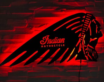Indian Motorcycle Neon Sign - Etsy UK