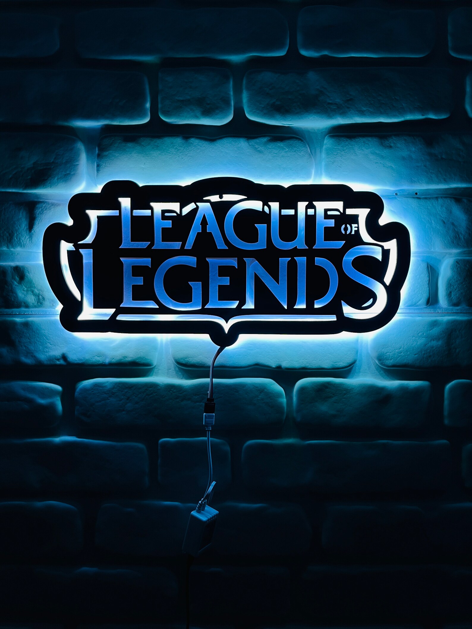 League of Legends Iconic LED Neon Sign, Esports Gaming Wall Decor, Lol ...