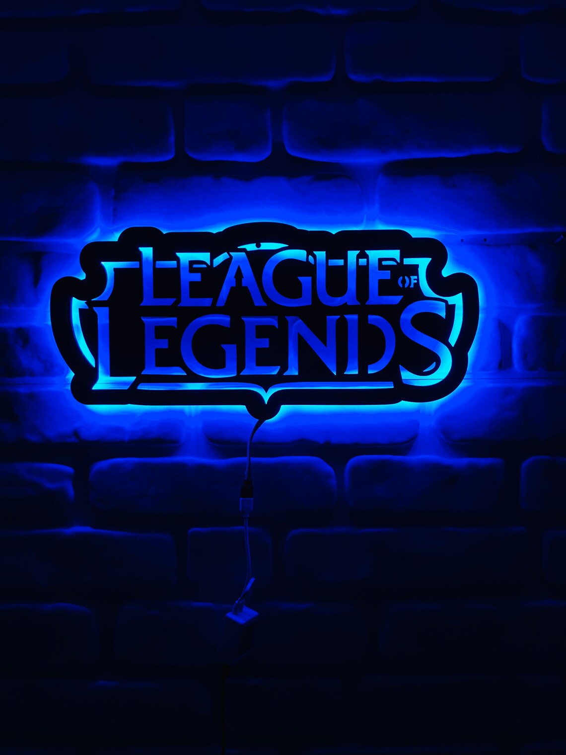 League of Legends Iconic LED Neon Sign, Esports Gaming Wall Decor, Lol ...