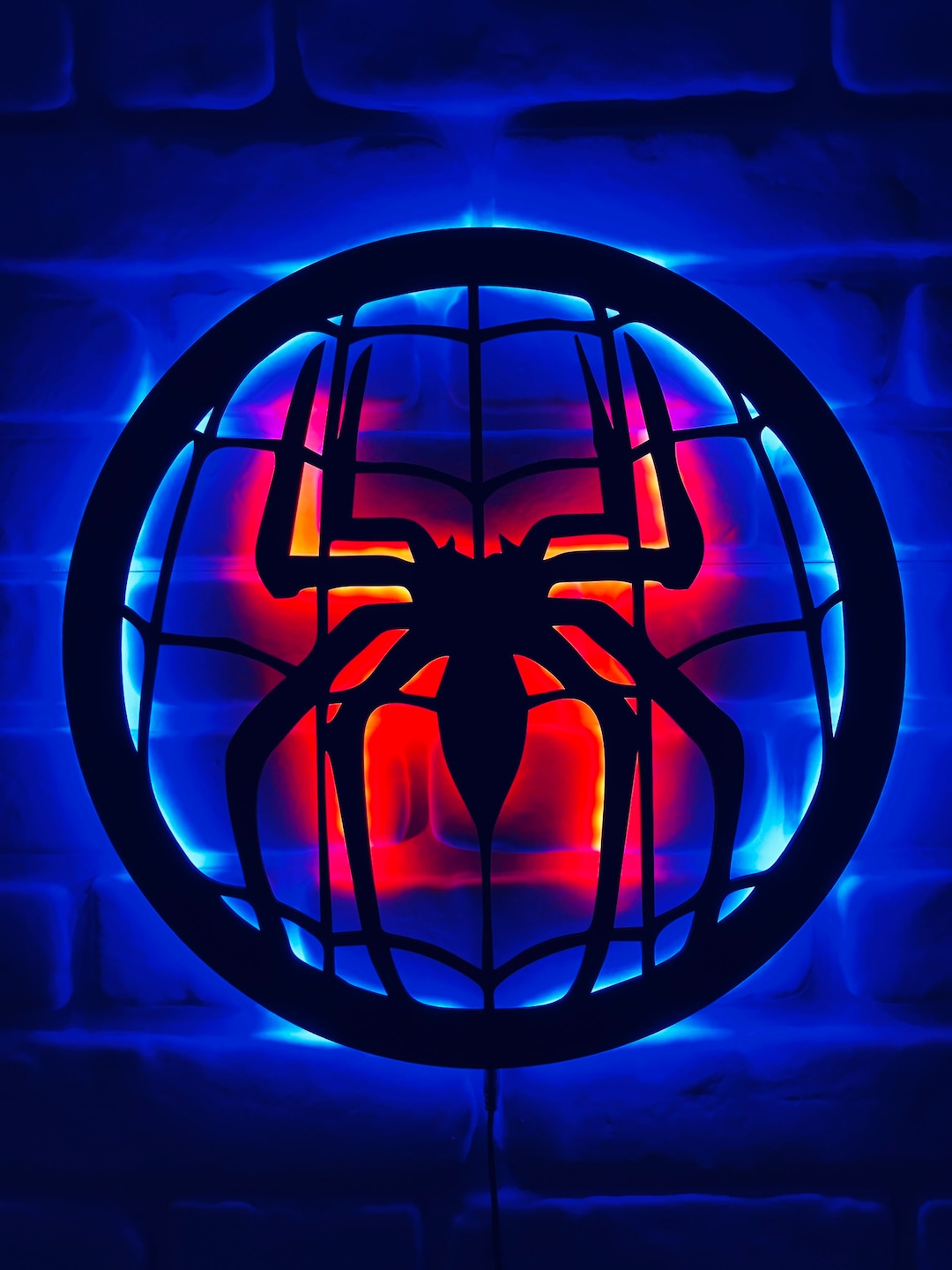 Spider-man LED Neon Sign, Superhero Wall Art, Marvel Comic Decor ...