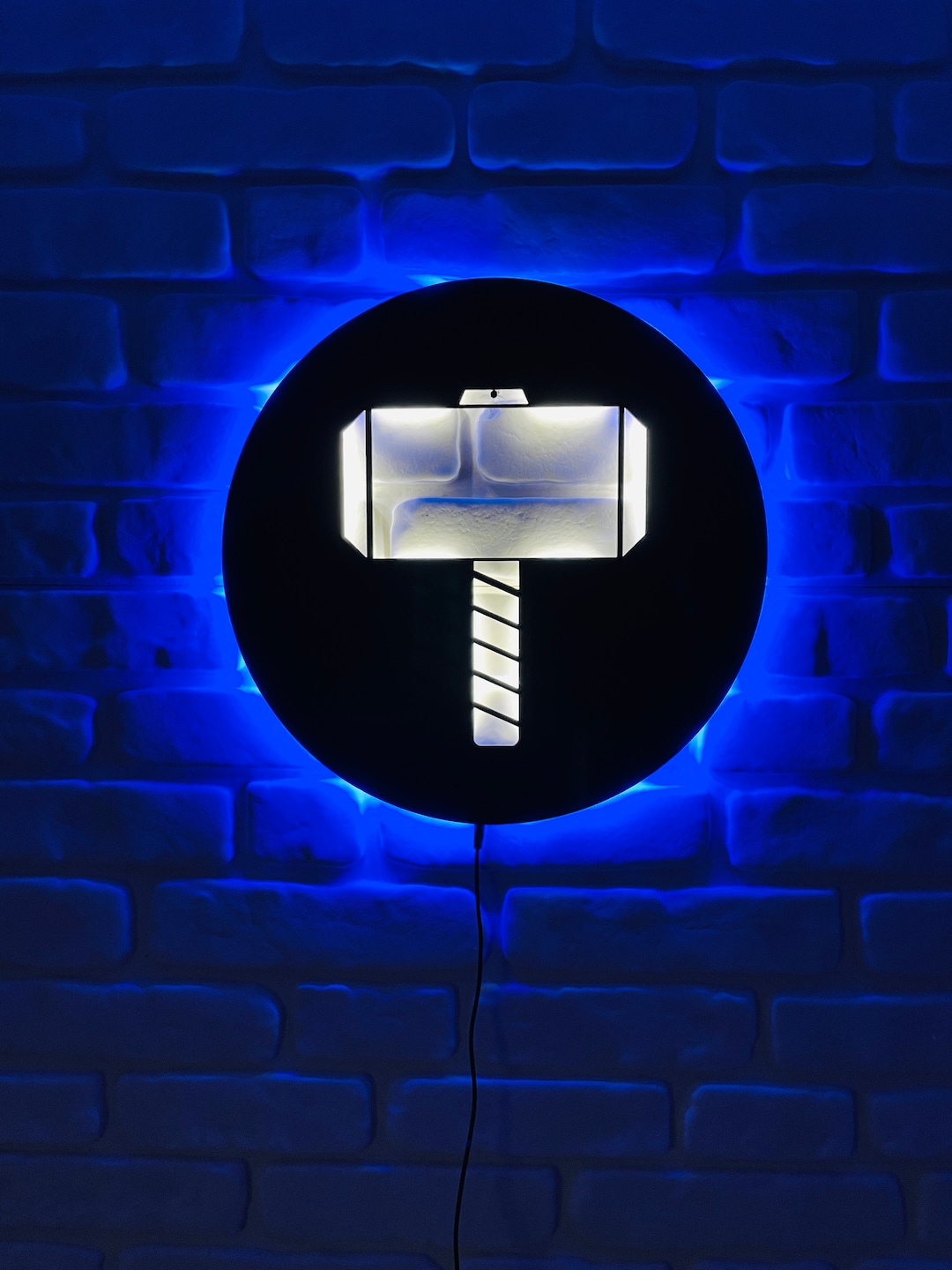 Thor Led Sign, Movie Hero Neon Sign, Marvel Superhero Kids Room ...