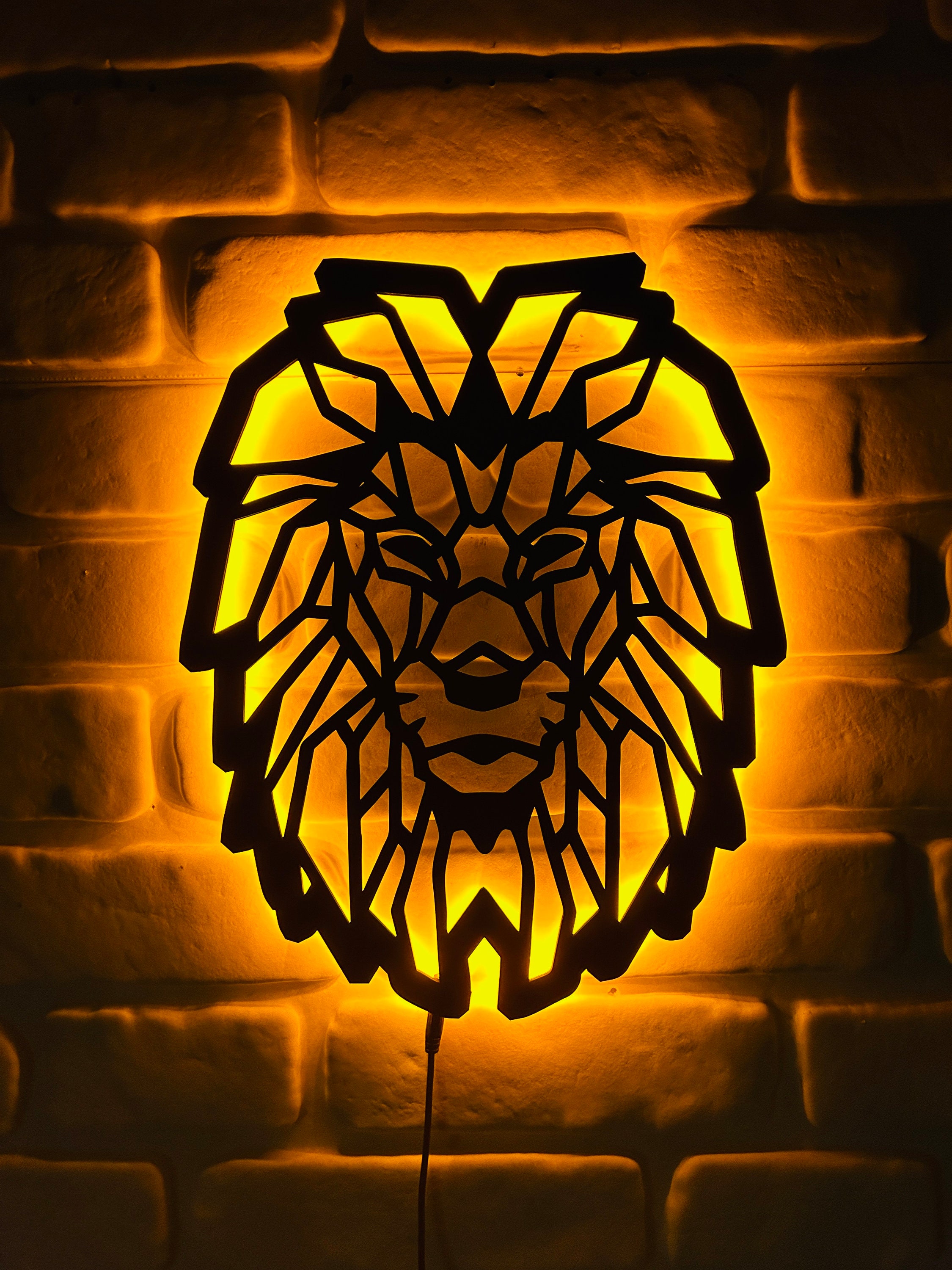 Lion Led Sign, Animal Neon Sign Minimalist Gift Kids Room Wall Decor ...