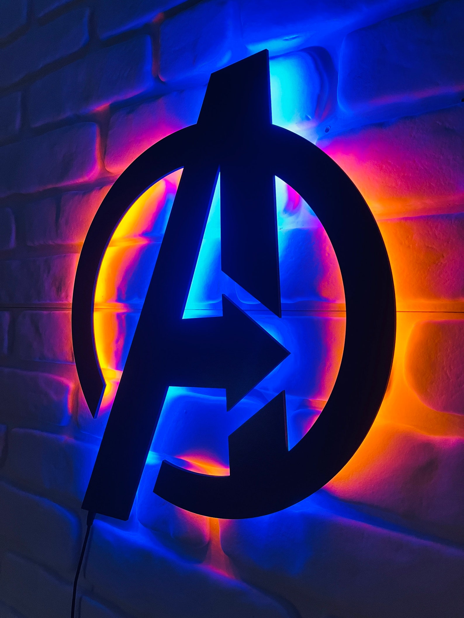 Avengers Led Sign Movie Hero Neon Sign Marvel Superhero Kids - Etsy Canada