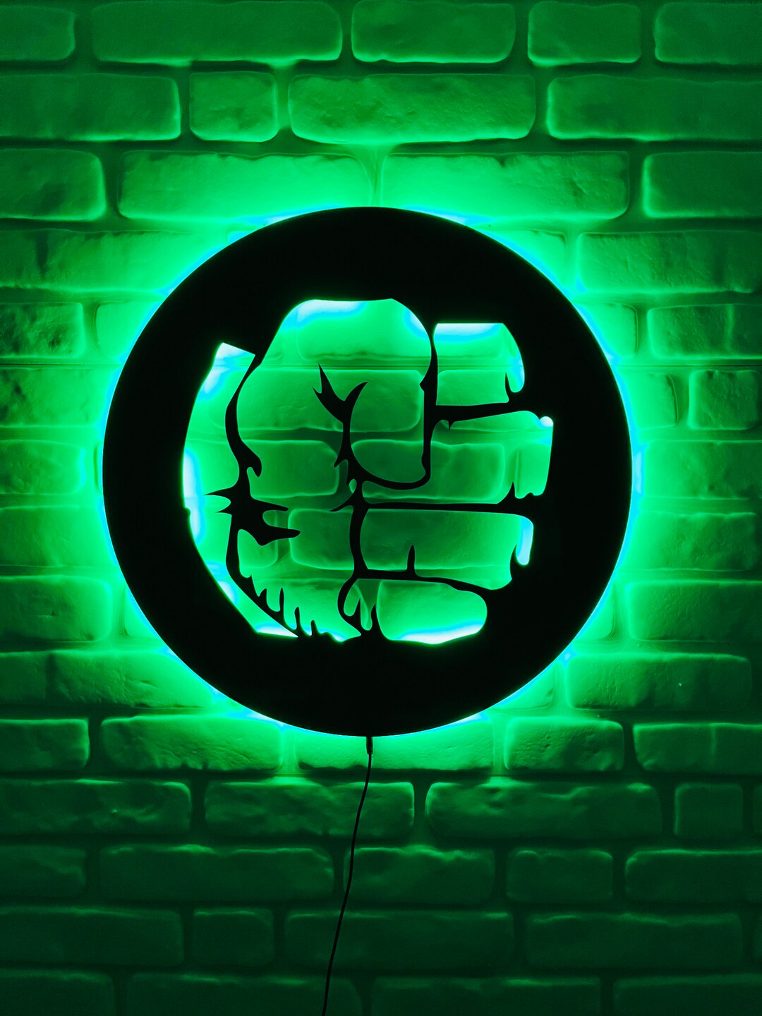 Hulk Led Sign, Movie Hero Neon Sign, Marvel Superhero Kids Room ...