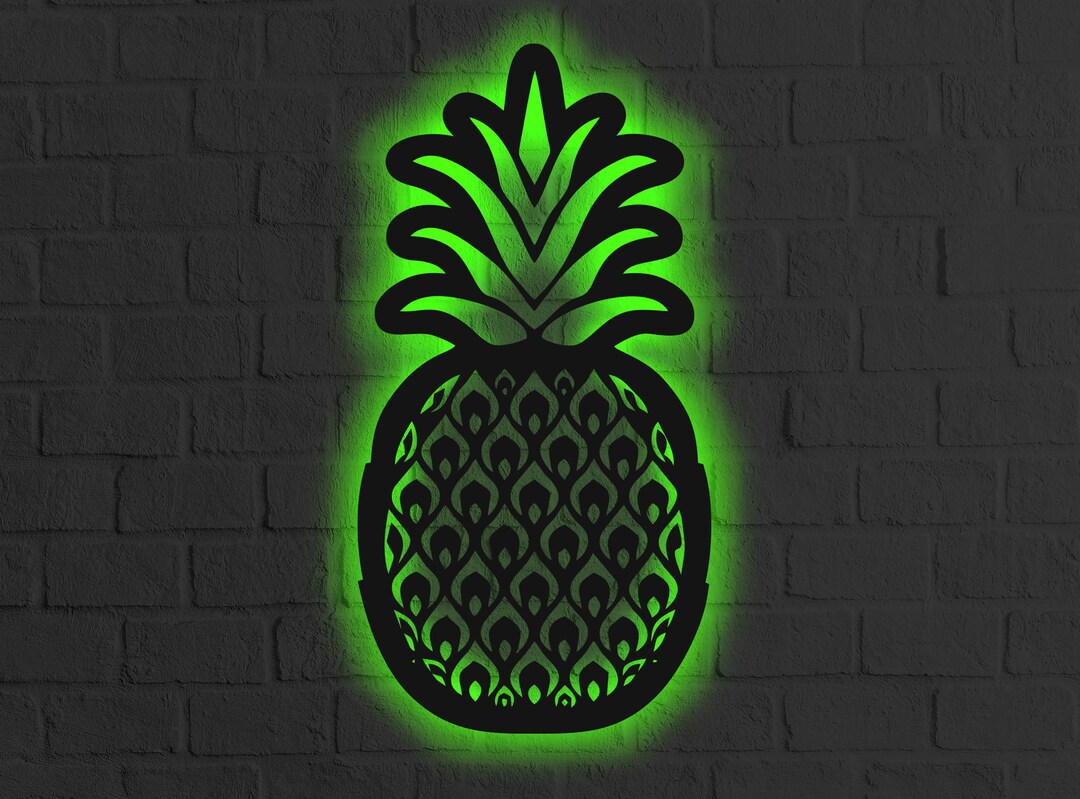 Pineapple Led Sign Fruit Neon Sign Kitchen Room Wall Decor With Led ...