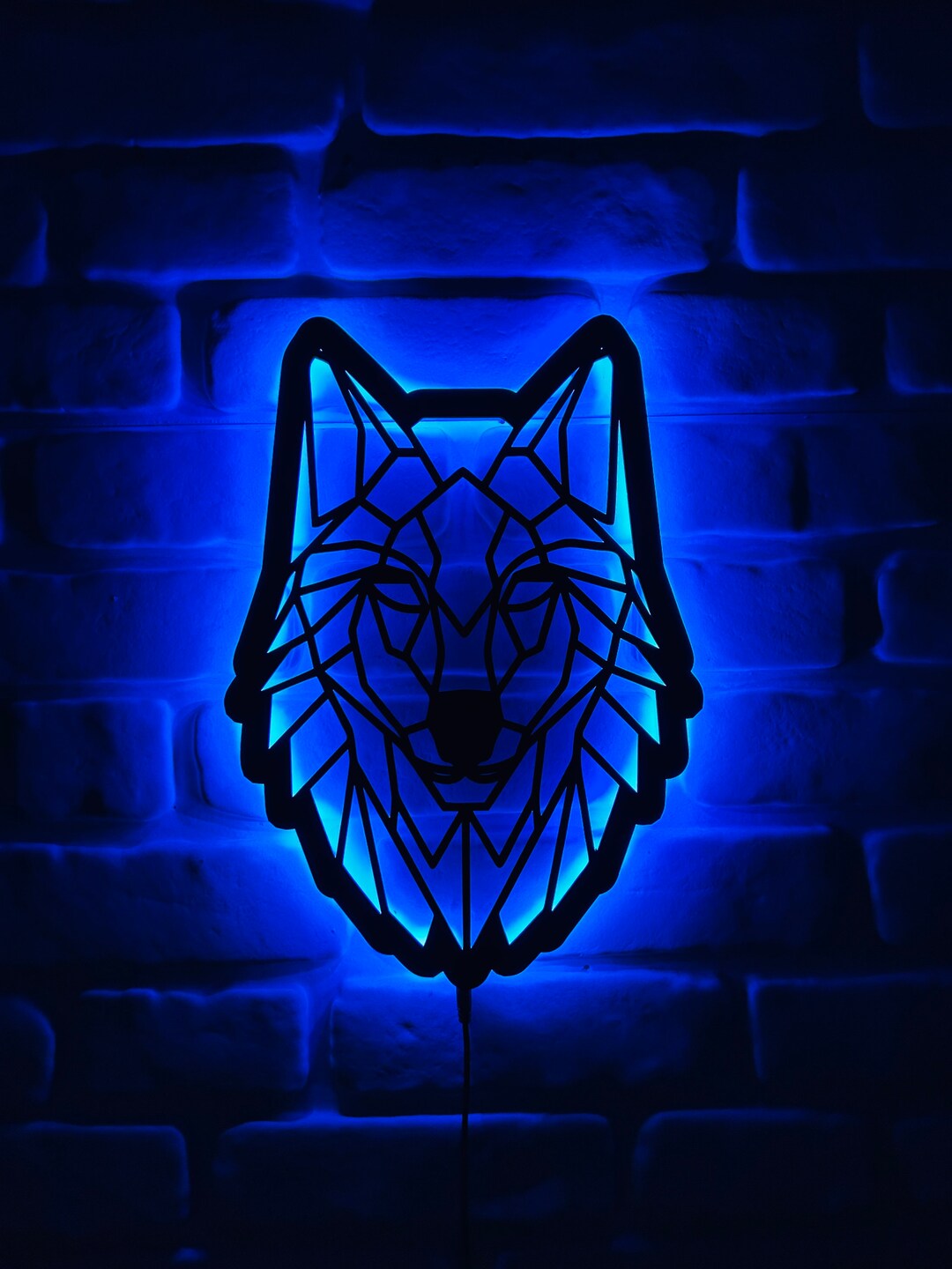 Wolf V2 Led Sign, Animal Neon Sign, Minimalist Gift , Kids Room, Wall ...